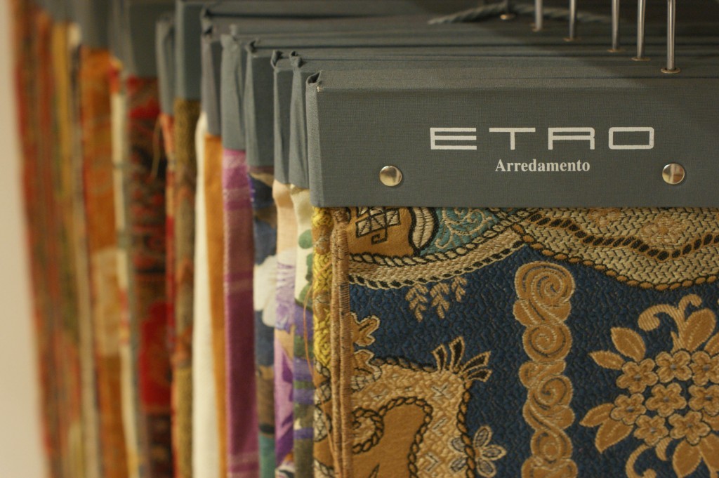 The new BertO textile collection: including the Etro label